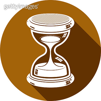 Time without end conceptual icon, web design element. 3d antique ...