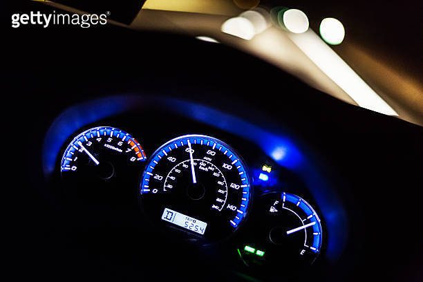 Blurred Highway Night Lights First Person Car Driver POV 이미지 (624131180 ...