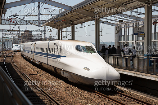 Shinkansen N700 Series in Japan 이미지 (471552983) - 게티이미지뱅크