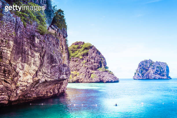 Ko Haa Island Lagoon, Andaman Sea, Krabi Archipelago, Thailand ...