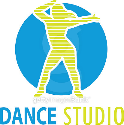 dance icon for dance school, dance studio. vector illustration ...