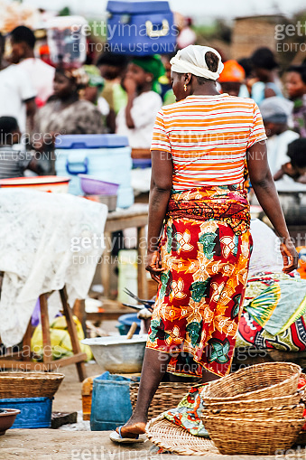 West-African market scene - Calavi, Benin 이미지 (678954810) - 게티이미지뱅크