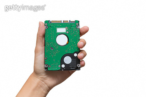 Female Hand Holding Hard Disk Drive 이미지 (861670832) - 게티이미지뱅크
