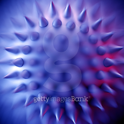 3d render, digital illustration, abstract blurred background, macro ...
