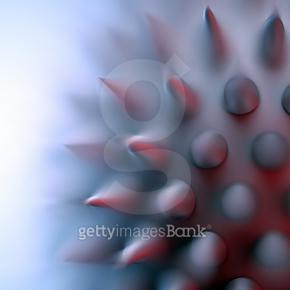 3d render, digital illustration, abstract blurred background, macro ...