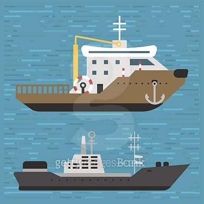 Ship cruiser boat sea symbol vessel travel industry vector sailboats ...