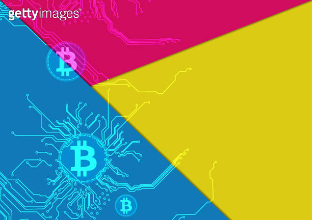 abstract bitcoin vector background. illustration vector design 이미지 ...