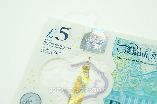 New five pound note 이미지 (858448442) - 게티이미지뱅크