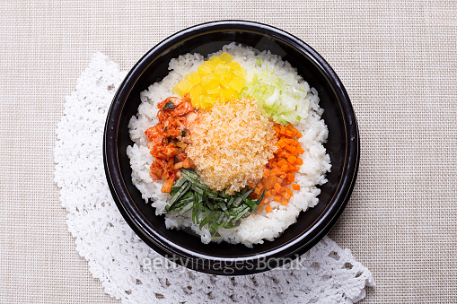 Flying Fish Roe Bibimbap - korean food 이미지 (637235814) - 게티이미지뱅크