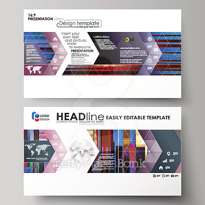 Business templates in HD format for presentation slides. Abstract ...