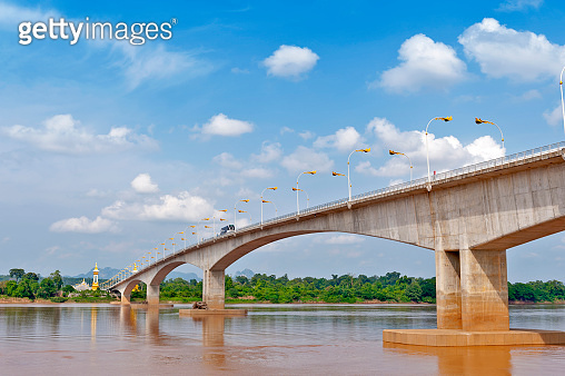 The Third Thai–Lao Friendship Bridge over the Mekong River connecting ...