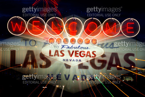 Famous Welcome to Las Vegas sign (876280186) - 게티이미지뱅크