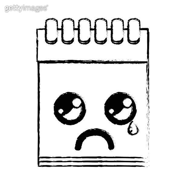 figure kawaii cute crying notebook tool (857712626) 일러스트, 무료 일러스트, 아이콘 ...