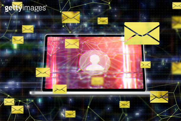 Futuristic Secure Mail Connections Backgrounds 이미지 (818343360) - 게티이미지뱅크