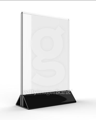Clear plastic and acrylic table talkers promotional upright menu table ...