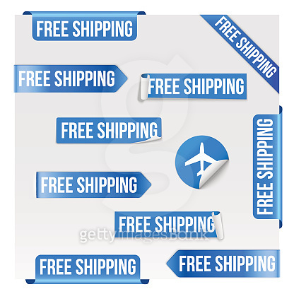 Free Shipping Blue Label Design (656267982) 일러스트, 무료 일러스트, 아이콘, 무료 아이콘 ...