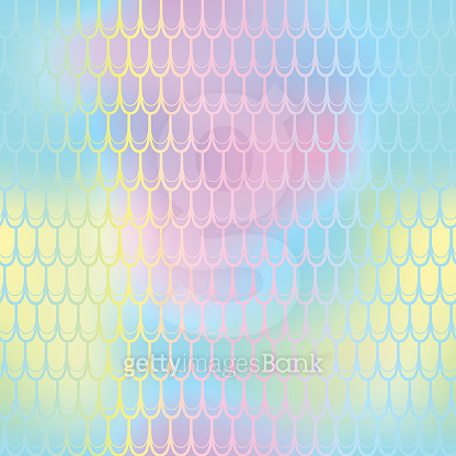 Fantastic fish skin vector pattern. Abstract fish scale seamless ...