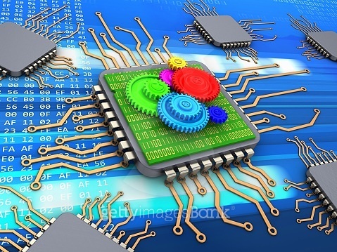 3d computer chips 이미지 (679283334) - 게티이미지뱅크