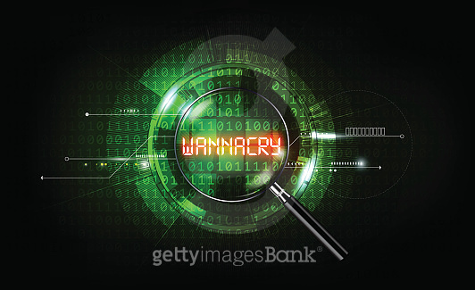 wannacry virus binary code, ransomware, virus computer concept, vector illustration 이미지 ...