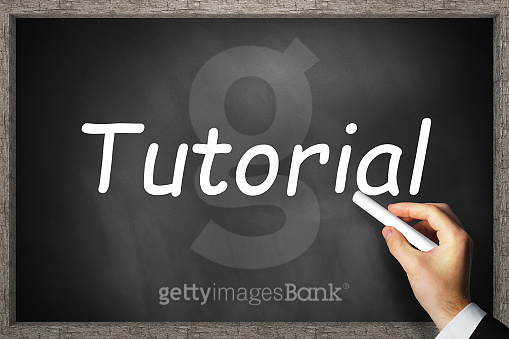 hand writing tutorial on black chalkboard 이미지 (638688526) - 게티이미지뱅크