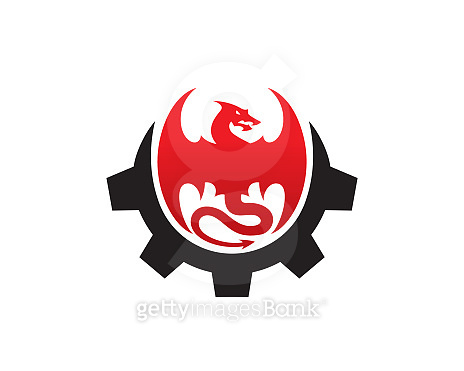 Dragon Tech Symbol Template Design Vector, Emblem, Design Concept ...