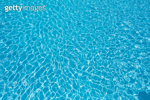 Blue and bright ripple water and surface in swimming pool , Beautiful ...
