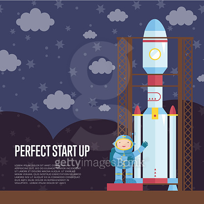 Perfect Start Up Cartoon Vector (638490706) - 게티이미지뱅크
