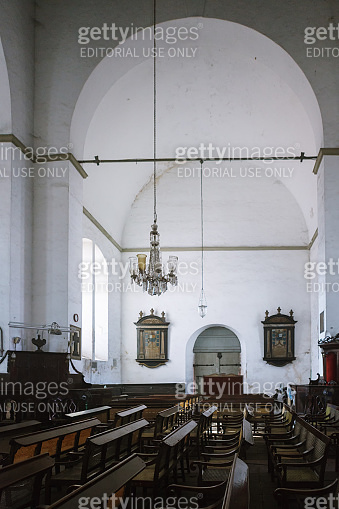 Interior of Wolvendaal Church - a Dutch Reformed Christian Colonial VOC ...