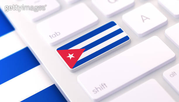 Keyboard Button Textured with Cuban Flag 이미지 (827287910) - 게티이미지뱅크