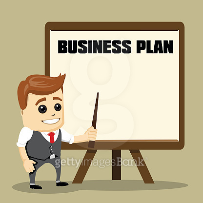 Successful business with plan. Cartoon Vector Illustration. (640338264 ...