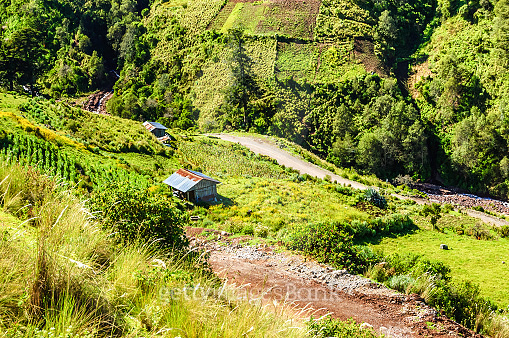 Simple countryside houses in highlands of Guatemala 이미지 (806928308 ...