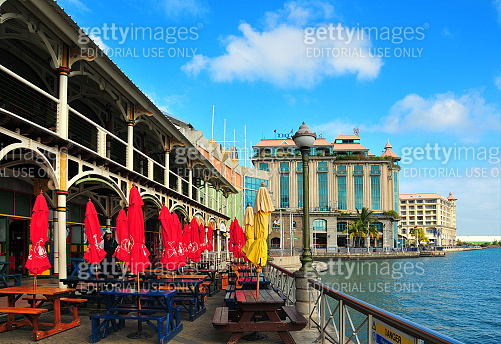 Caudan Waterfront restaurants, Mauritius, Port Louis 이미지 (886115914 ...