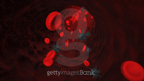 Viruses and red blood cells , Contaminated blood , Infection , Disease ...