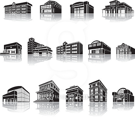 Illustration of the shadow of the building 이미지 (683486736) - 게티이미지뱅크