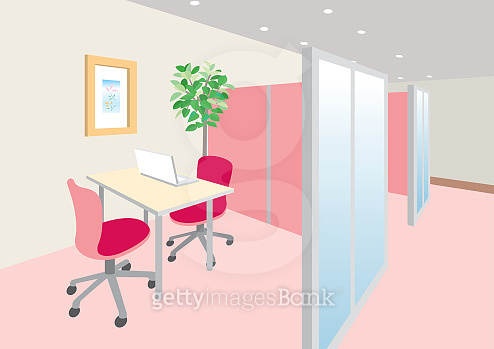 Illustration of interior / Meeting room 이미지 (804275012) - 게티이미지뱅크