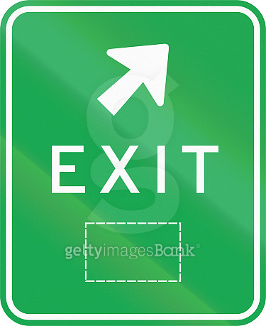 Road sign in the Philippines - Expressway Exit Direction Sign ...