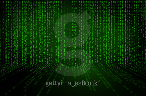 Abstract Technology Background Binary Computer Code Programming Coding Hacker Concept
