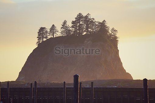 Quileute Tribe Indian Reservation La Push Olympic Coast Sunset ...