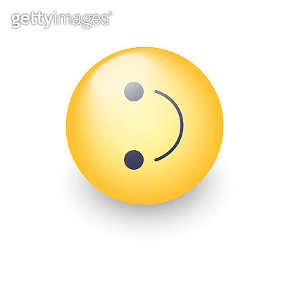 Inverted smiley face. Turned on the side emoticon emoji. Cartoon vector ...