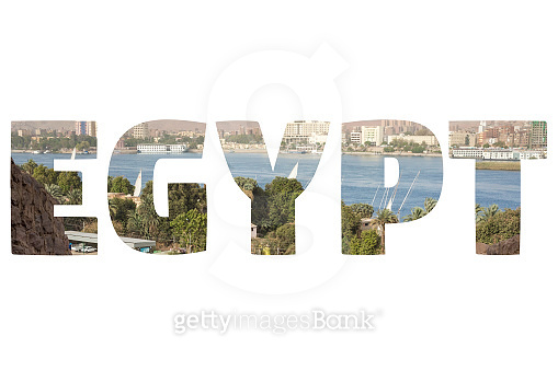 Word EGYPT over symbolic places. 이미지 (680059192) - 게티이미지뱅크