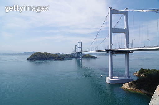 Setouchi Shimanami Kaido Expressway in Japan 이미지 (849828706) - 게티이미지뱅크