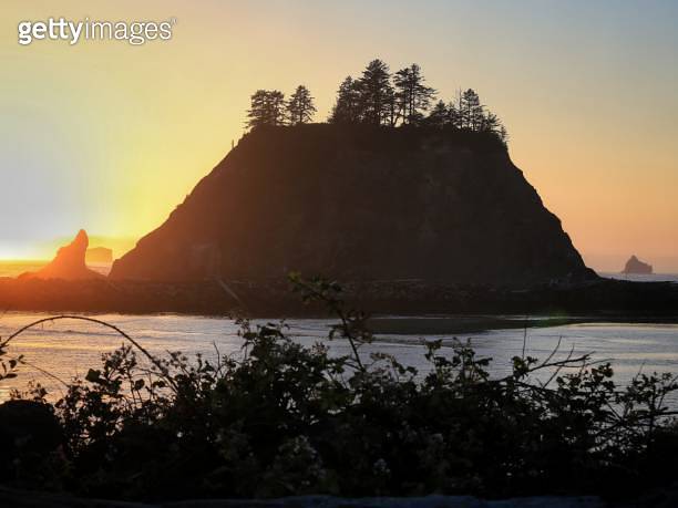 Quileute Tribe Indian Reservation La Push Olympic Coast Sunset ...
