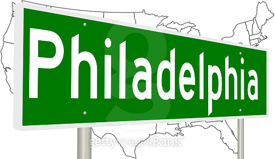 Highway sign for Philadelphia 이미지 (626655872) - 게티이미지뱅크