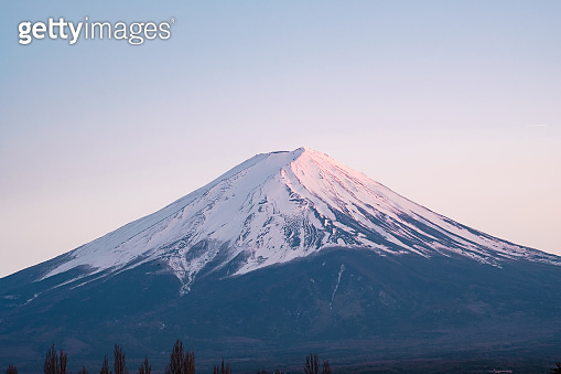 Fuji,Famous Japan mountain,Fujisan snow mountain sunset and water ...