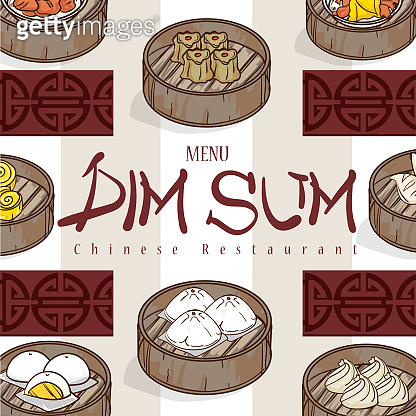 menu dim sum chinese food restaurant template design 이미지 (873400416 ...