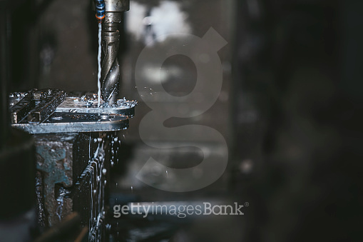 Lathe equipment in the factory manufacturing metal structures 이미지 ...