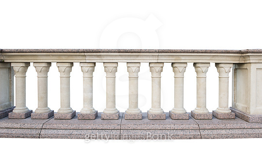 stone railings, isolated 이미지 (839887260) - 게티이미지뱅크