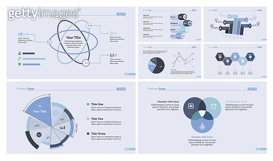 Statistic Report Template Set 이미지 855345980 게티이미지뱅크 0107