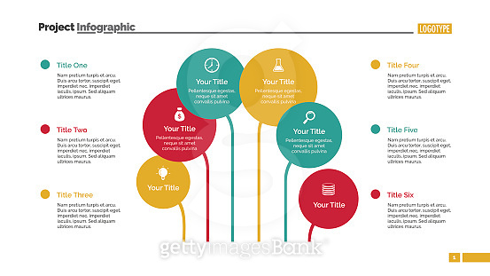 Six Balloons Diagram Slide Template (810798104) - 게티이미지뱅크