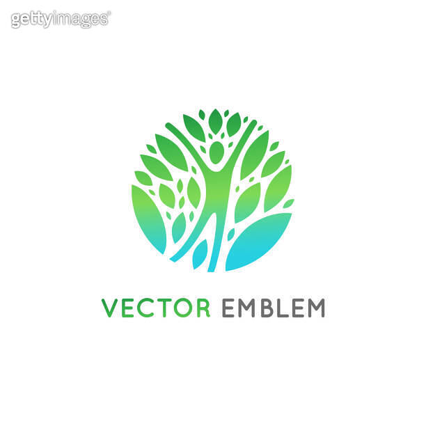 Vector design template - healthy and natural life 이미지 (870925624) - 게티이미지뱅크